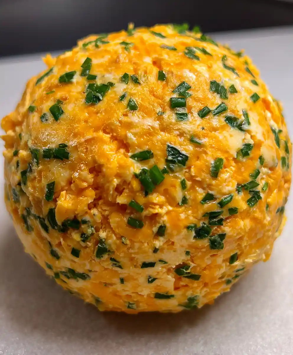 Cheese Ball Recipe With Sharp Cheddar And Chives